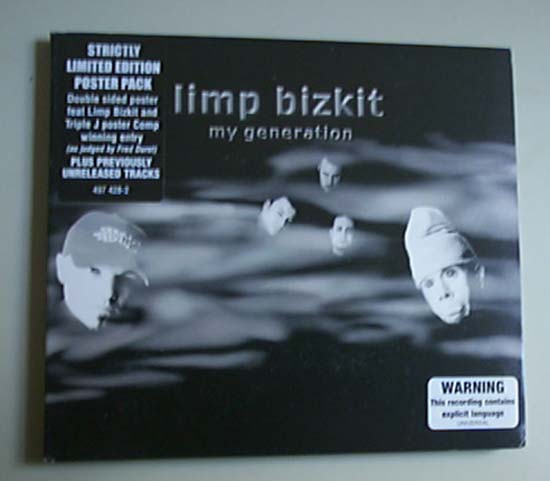Limp Bizkit My generation (Vinyl Records, LP, CD) on CDandLP